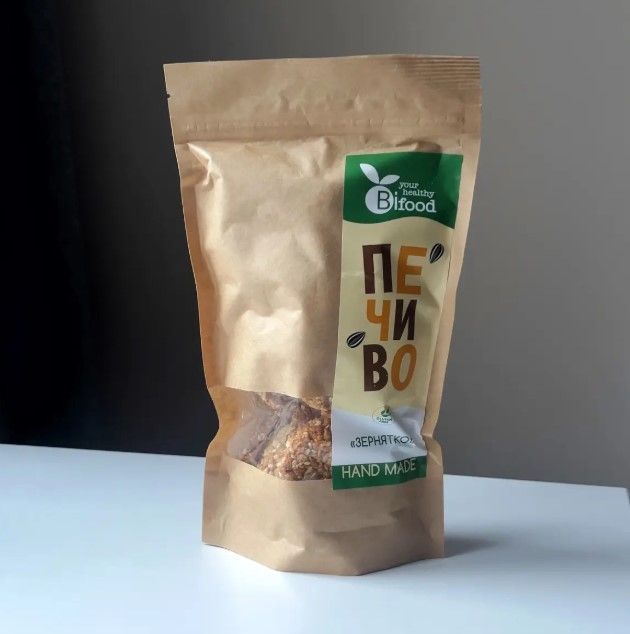 Купити печиво "Зернятко" 200 г – натуральне та корисне | ТМ Bifood
